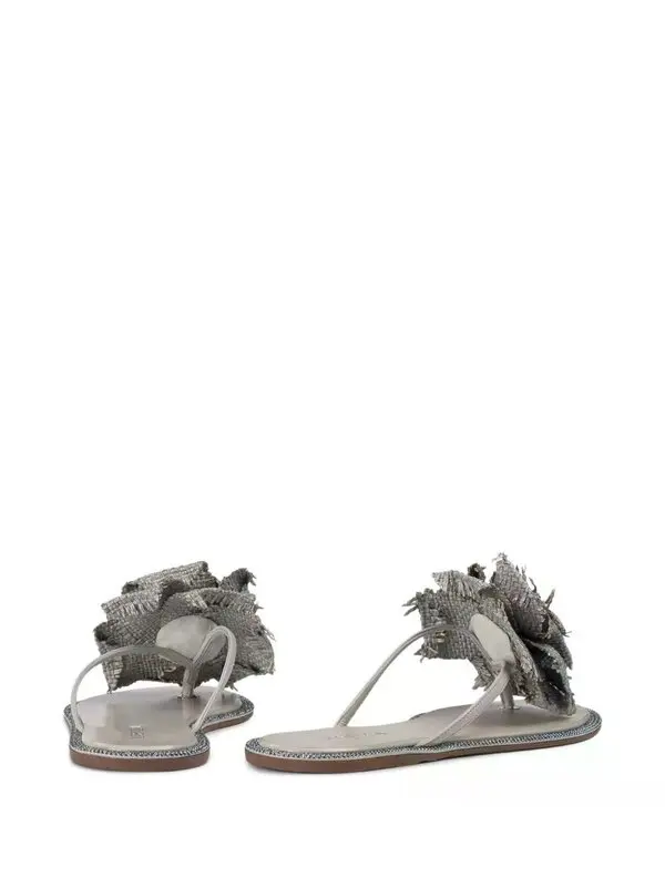 LE SILLA Floral-embellishment Sandals - Grey