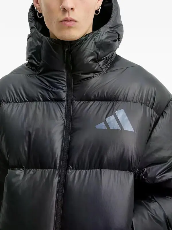 Adidas Logo-print Hooded Jacket