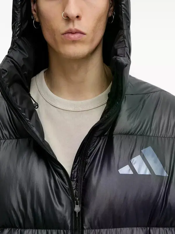 Adidas Logo-print Hooded Jacket