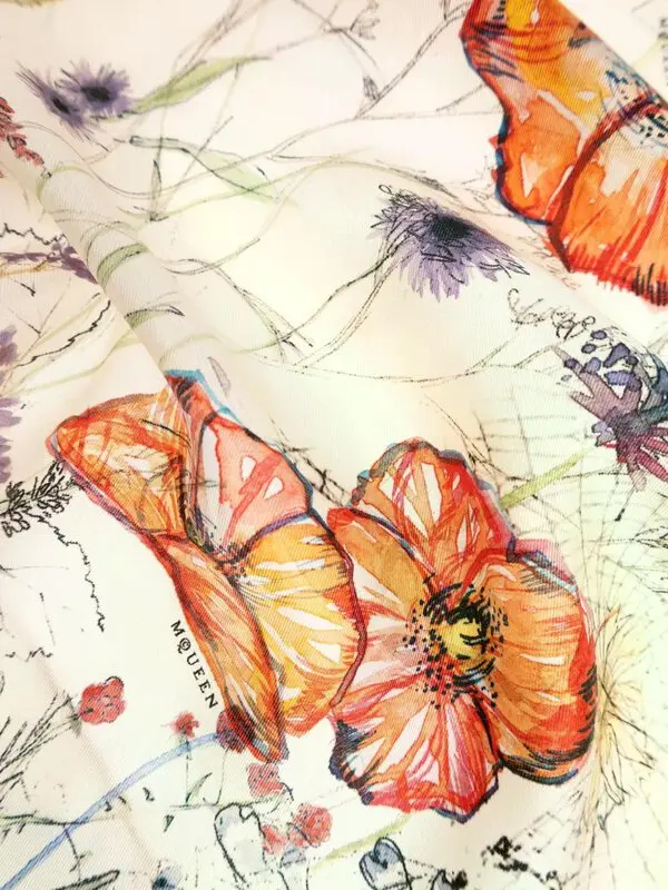 Alexander McQueen Floral-print Scarf