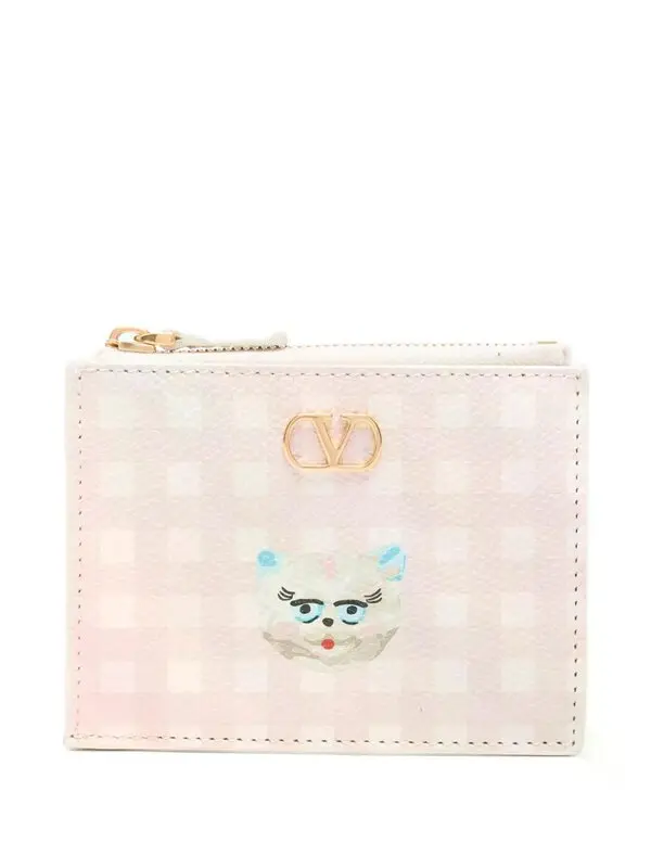 Valentino Garavani Le Chat De La Maison Wallet - Pink