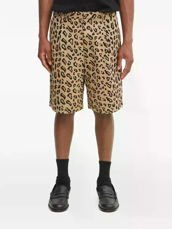 WACKO MARIA Animal-print Shorts