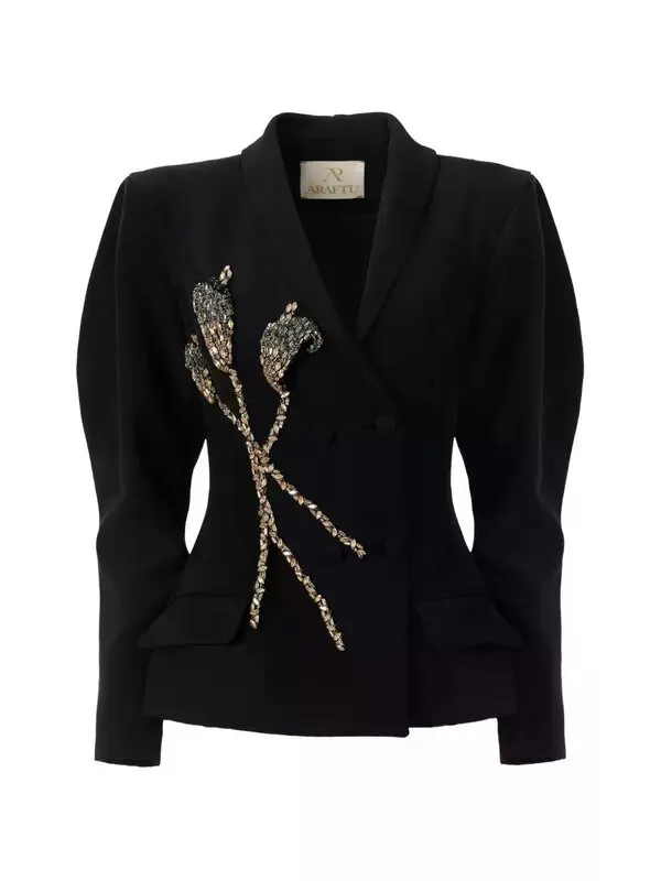 ARAFTU Embellished Double-breasted Blazer