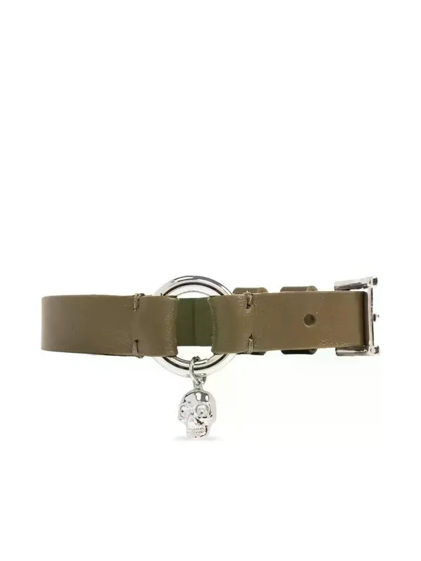 Alexander McQueen Skull Charm Bracelet - Green