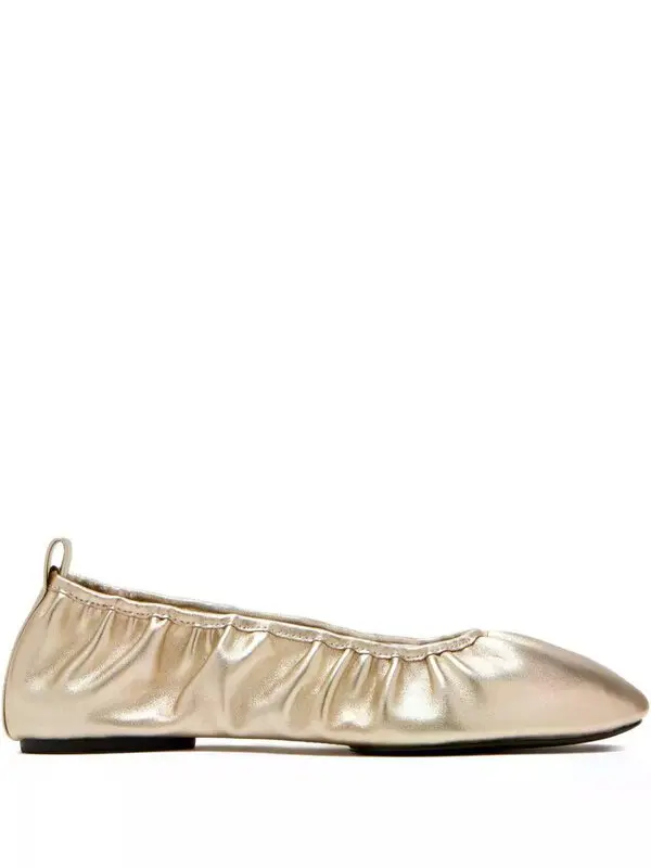 ST. AGNI Gathered Ballet Flats