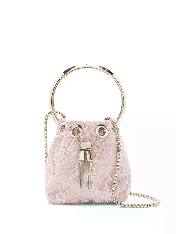 JIMMY CHOO Micro Bon Bon Bucket Bag