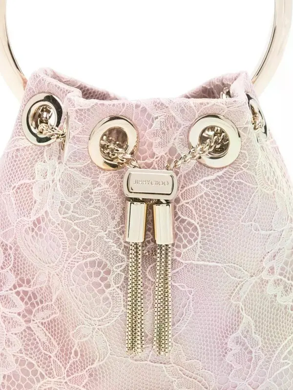 JIMMY CHOO Micro Bon Bon Bucket Bag