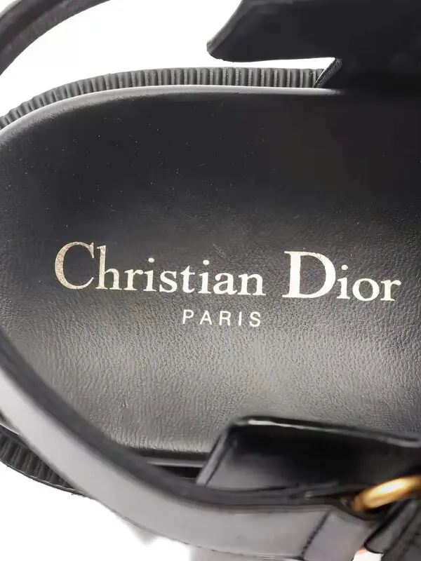 Dior Dioract Platform Sandals - Black