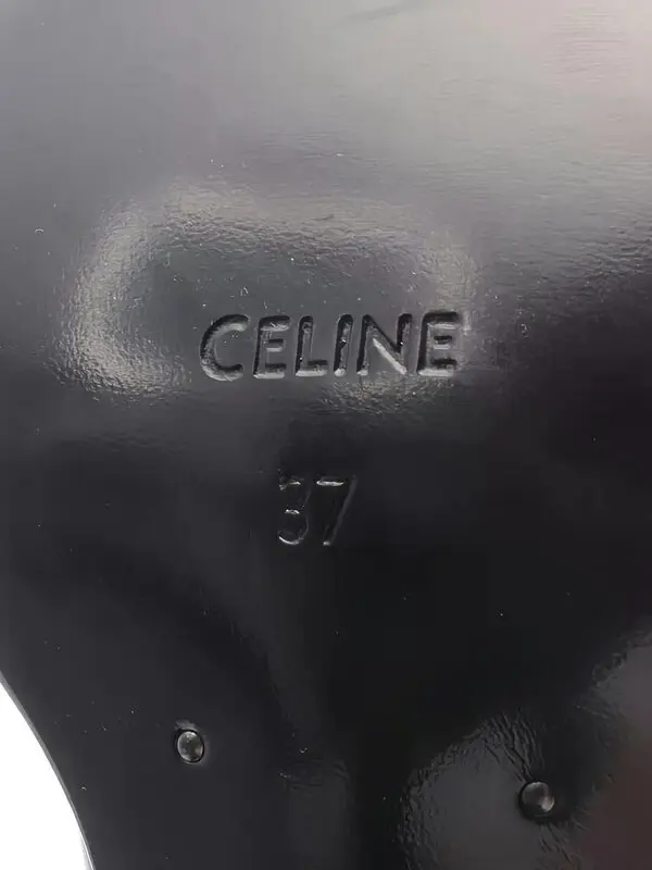 Celine Embossed Leather Knee-high Boots