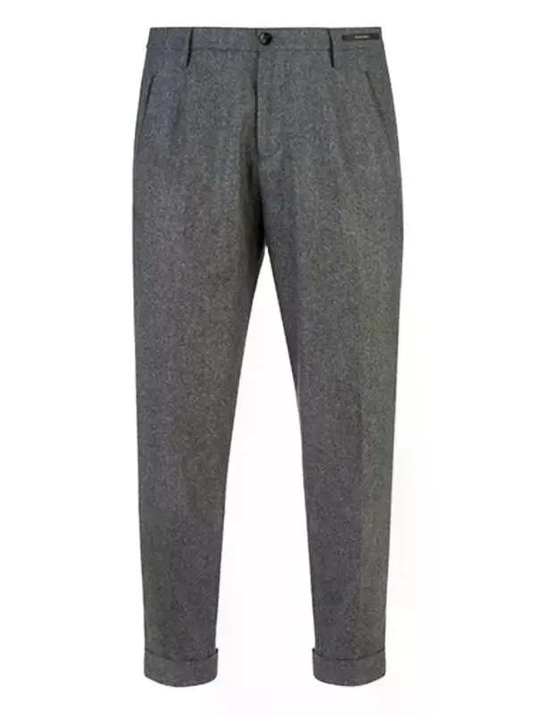 MICHAEL COAL Cuffed-hem Tailored Trousers