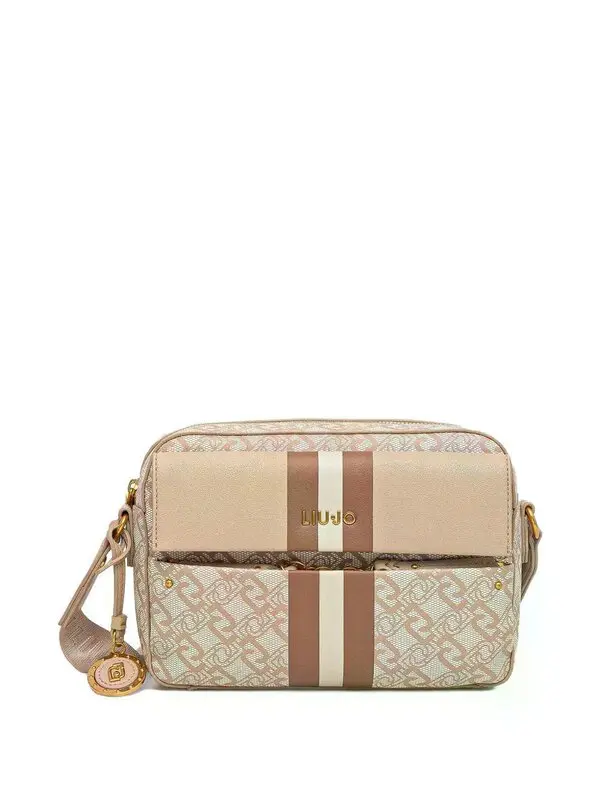 Liu Jo Monogram Pattern Crossbody Bag - Neutrals