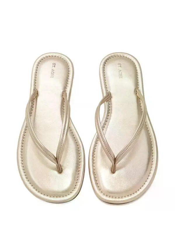 ST. AGNI Thong-strap Sandals
