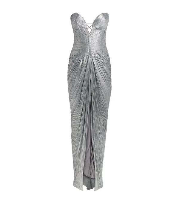 MARIA LUCIA HOHAN Silk Alessandra Maxi Dress