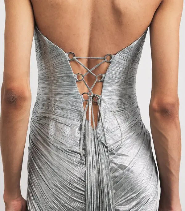MARIA LUCIA HOHAN Silk Alessandra Maxi Dress