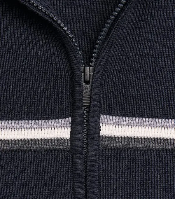 Fusalp Merino Wool Quarter-zip Sweater