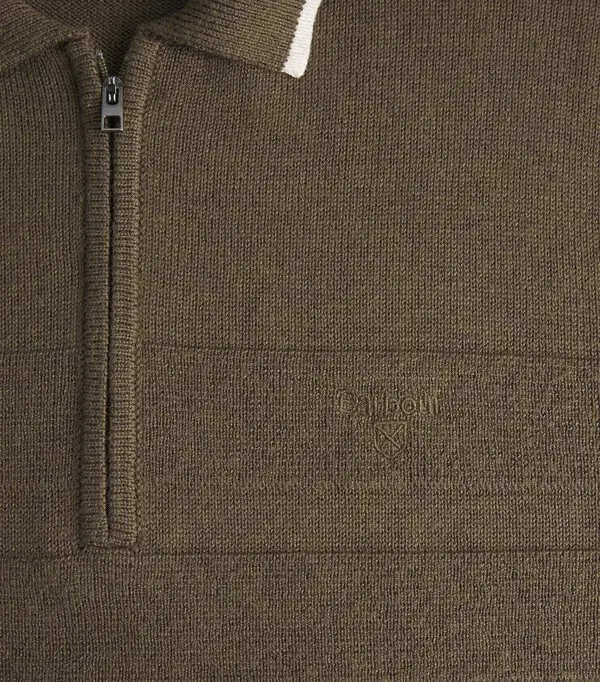 Barbour Cotton-wool Fenhill Polo Sweater