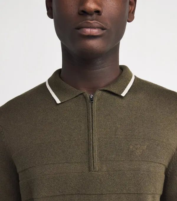 Barbour Cotton-wool Fenhill Polo Sweater