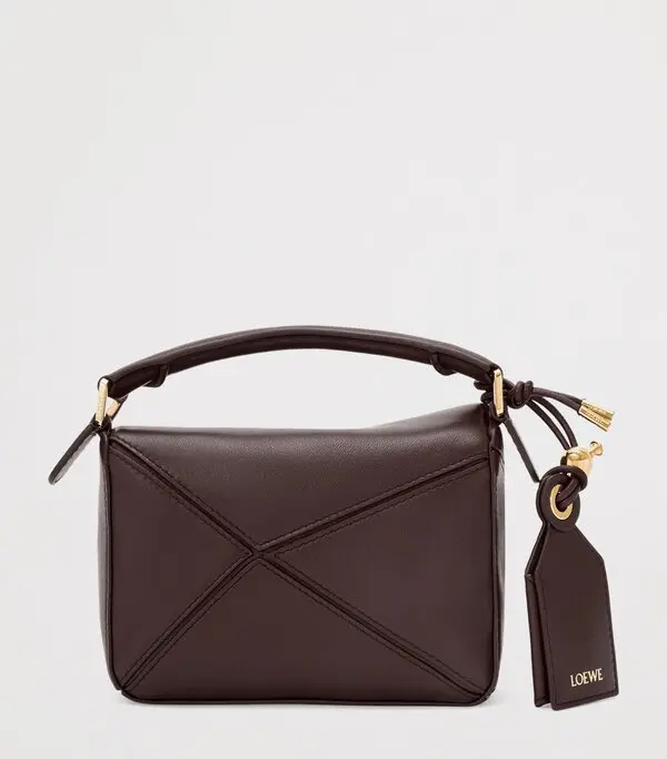 Loewe Mini Leather Puzzle Top-handle Bag