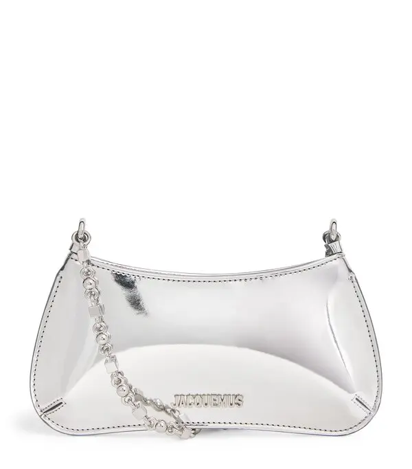 Jacquemus Bisou Chaine Shoulder Bag - Silver