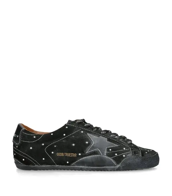GOLDEN GOOSE True Star Suede Sneakers - Black