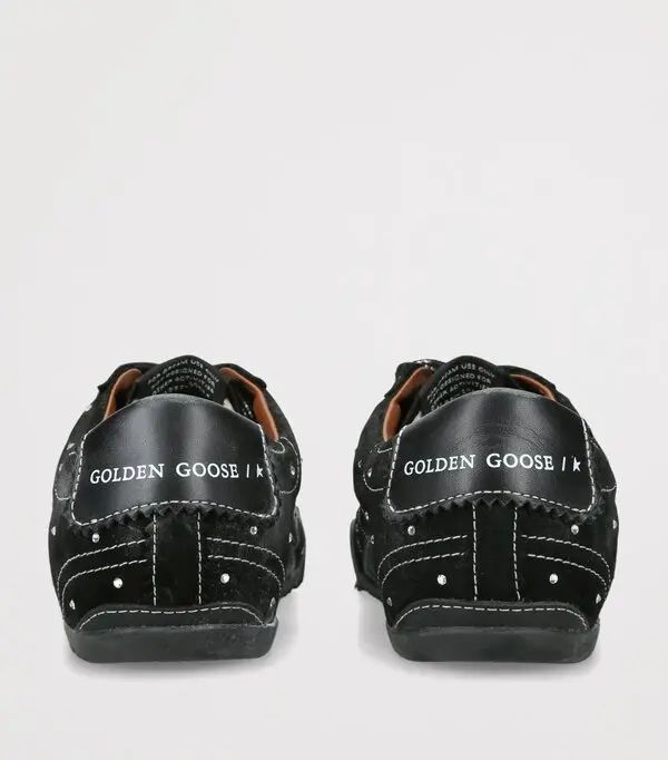 GOLDEN GOOSE True Star Suede Sneakers - Black