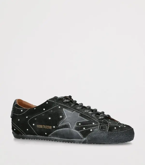 GOLDEN GOOSE True Star Suede Sneakers - Black