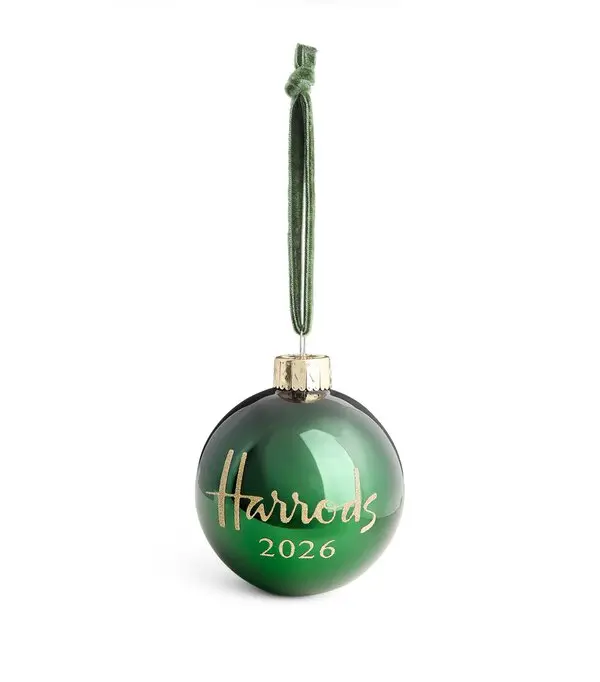 Harrods 2026 Year Bauble - Green