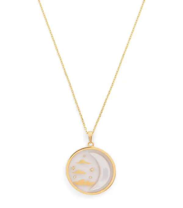 L'ATELIER NAWBAR Wish Upon A Moon Necklace - Gold