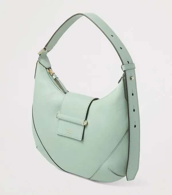JIMMY CHOO Small Bar Leather Shoulder Bag