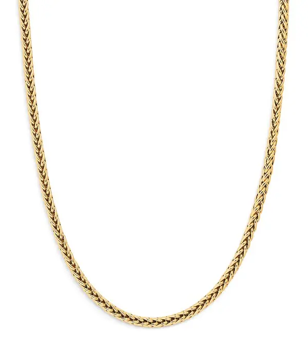 AZLEE Woven Chain Necklace - Gold