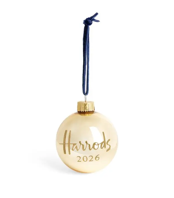 Harrods 2026 Year Bauble - Gold