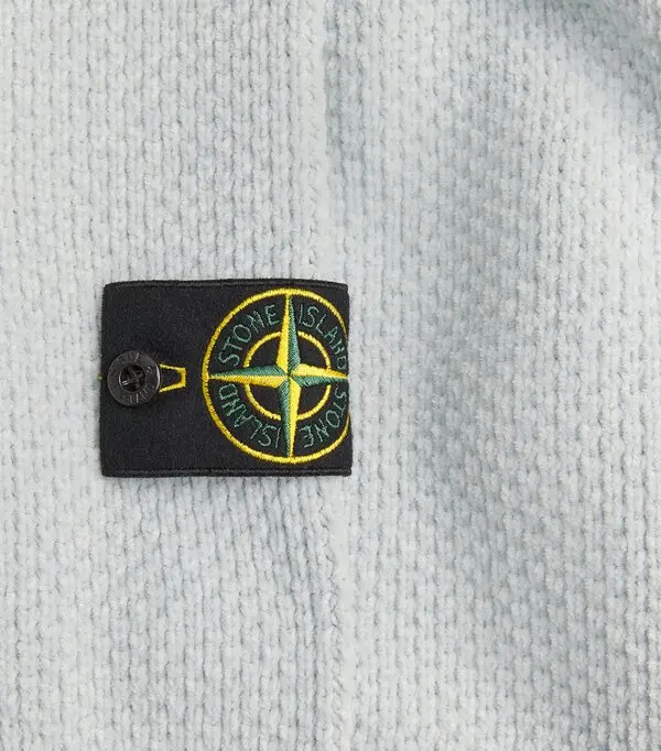 Stone Island Cotton Compass Sweater - Blue