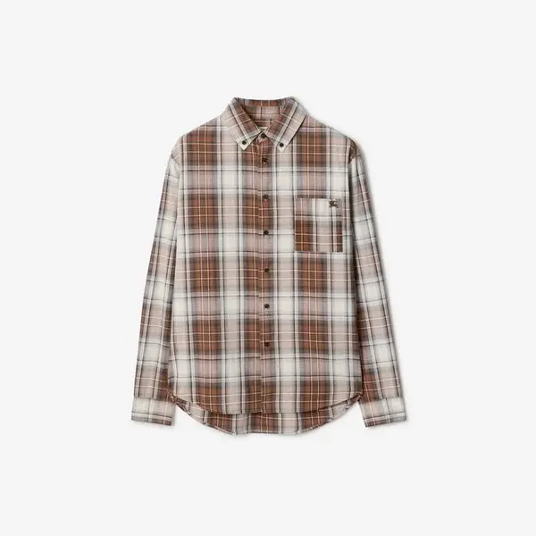Burberry Madras Check Cotton Shirt