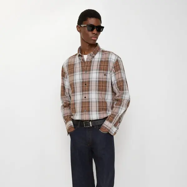 Burberry Madras Check Cotton Shirt