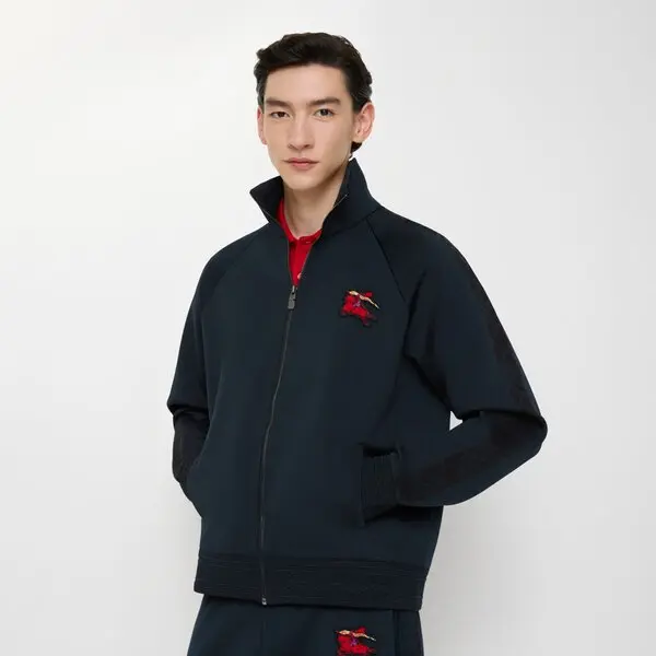 Burberry Ekd Viscose Blend Track Jacket