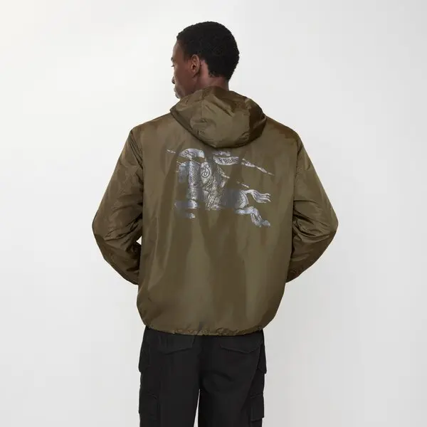 Burberry Ekd Nylon Hooded Jacket