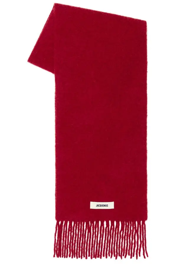 Jacquemus Large Echarpe Carro - Dark Red