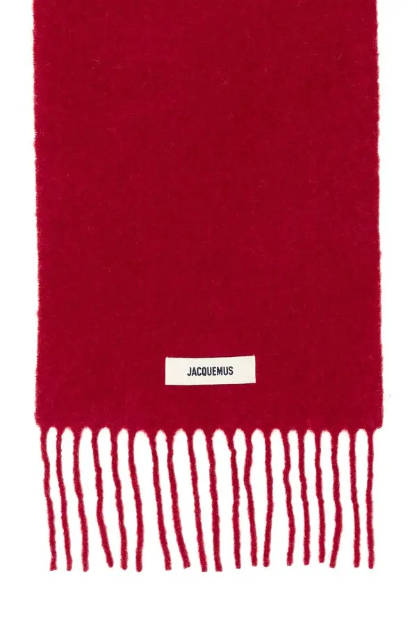 Jacquemus Large Echarpe Carro - Dark Red