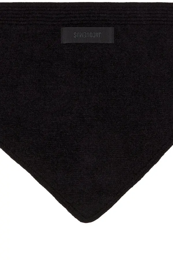 Jacquemus Le Chale Gros Grain - Black