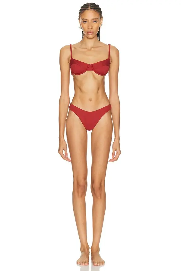 HAIGHT. Leila Ribbed Bikini Bottom