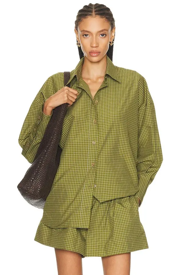 Brandon Maxwell Harvey Boyfriend Shirt