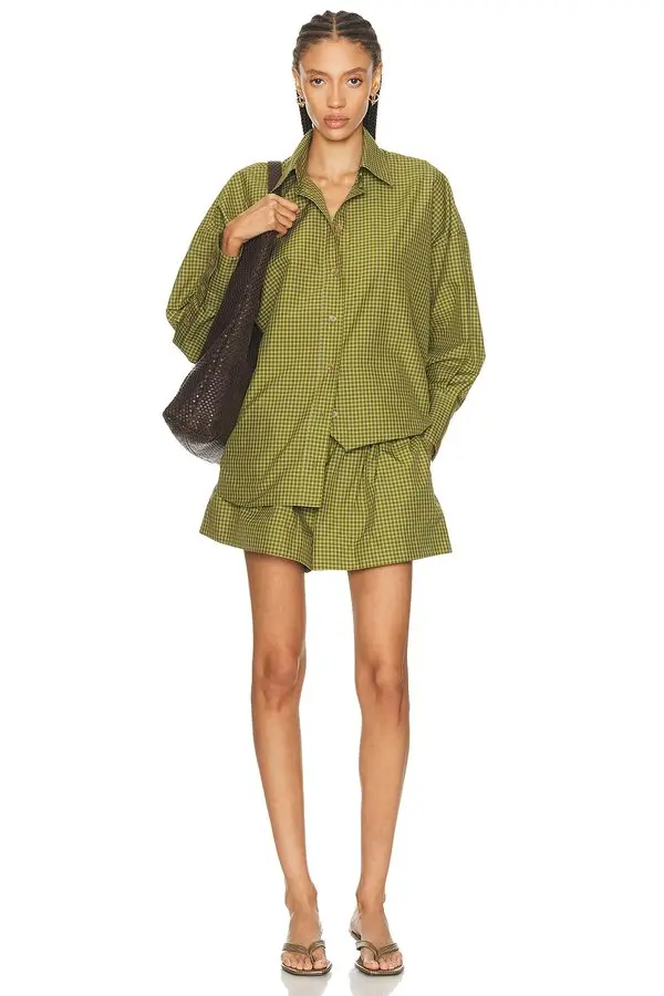 Brandon Maxwell Harvey Boyfriend Shirt