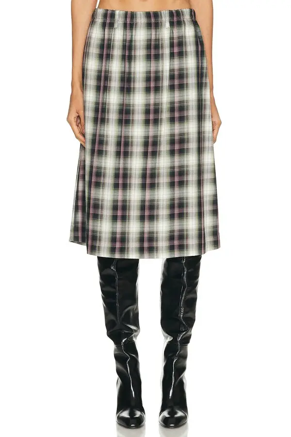 Acne Studios Izetta Check Skirt