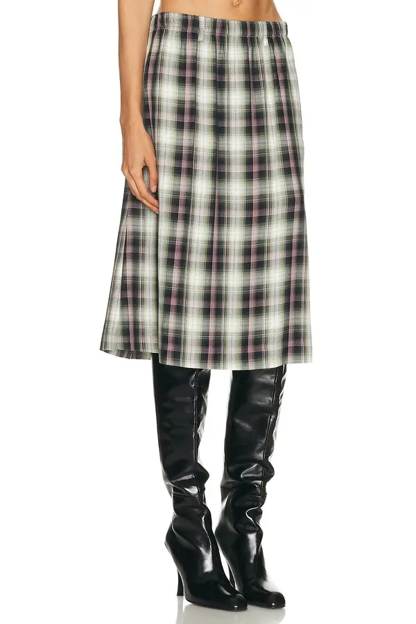 Acne Studios Izetta Check Skirt
