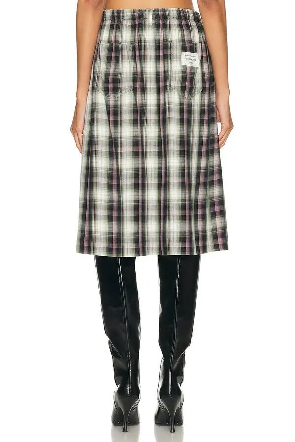 Acne Studios Izetta Check Skirt