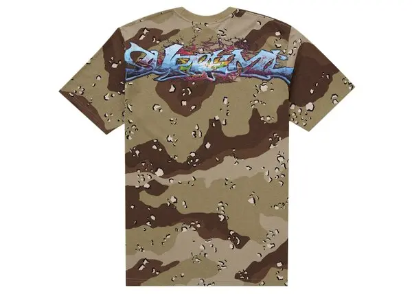 Supreme Tag Tee Shirt - Chocolate Chip Camo