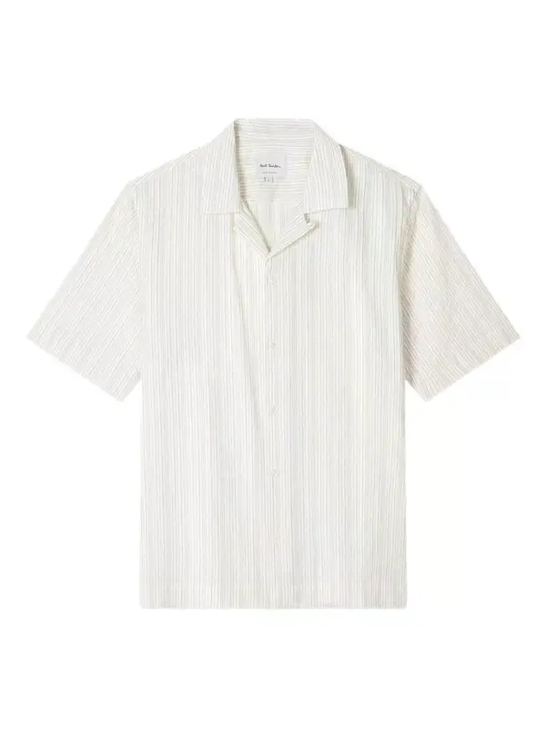 Paul Smith Striped Short-sleeve Shirt - White