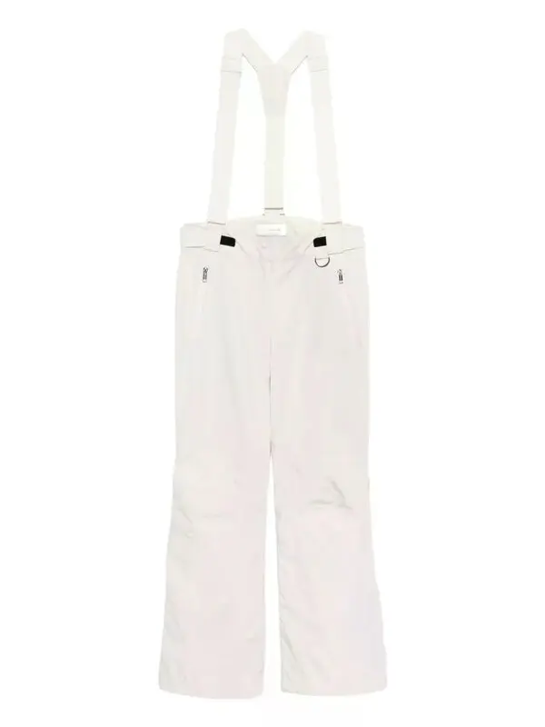 YVES SALOMON Ski Pants With Suspenders - Neutrals