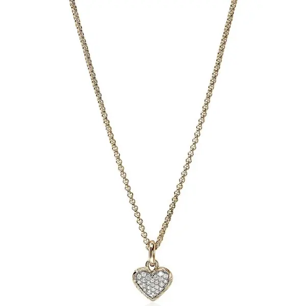 John Hardy Essentials Heart Necklace - Gold