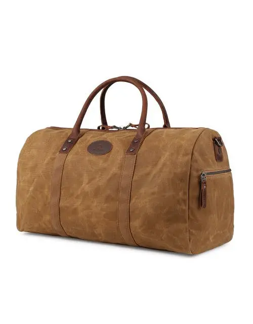 TSD BRAND Hillside Tough Weather Ready Duffel - Camel